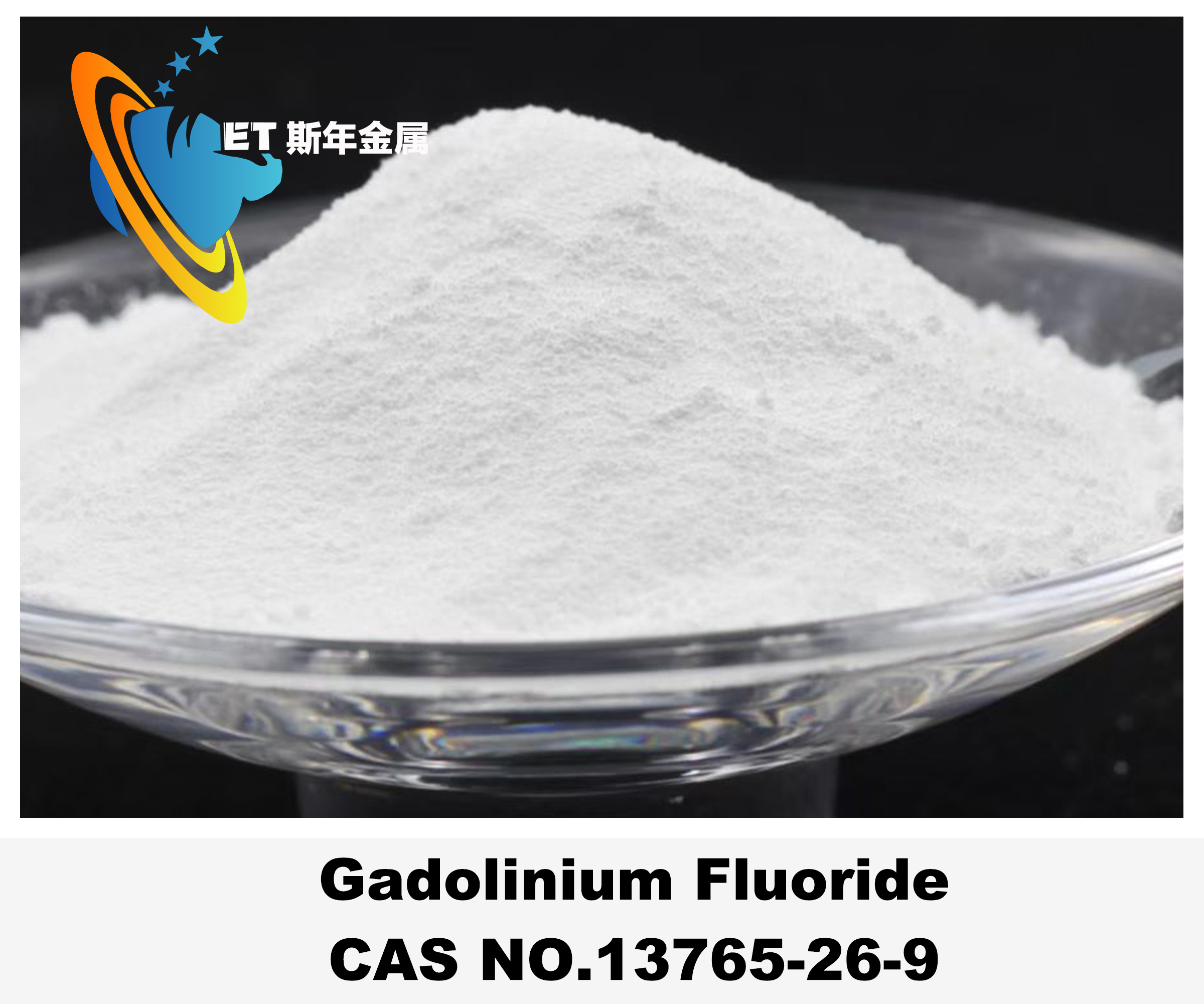Poudre de pureté de 99,99 % de fluorure de gadolinium GdF3 pour ...